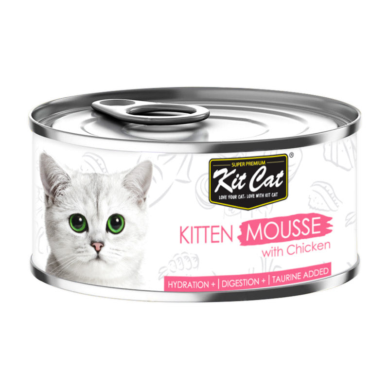 Kit Cat kitten Mousse With Chicken 80g – PetCentral UAE